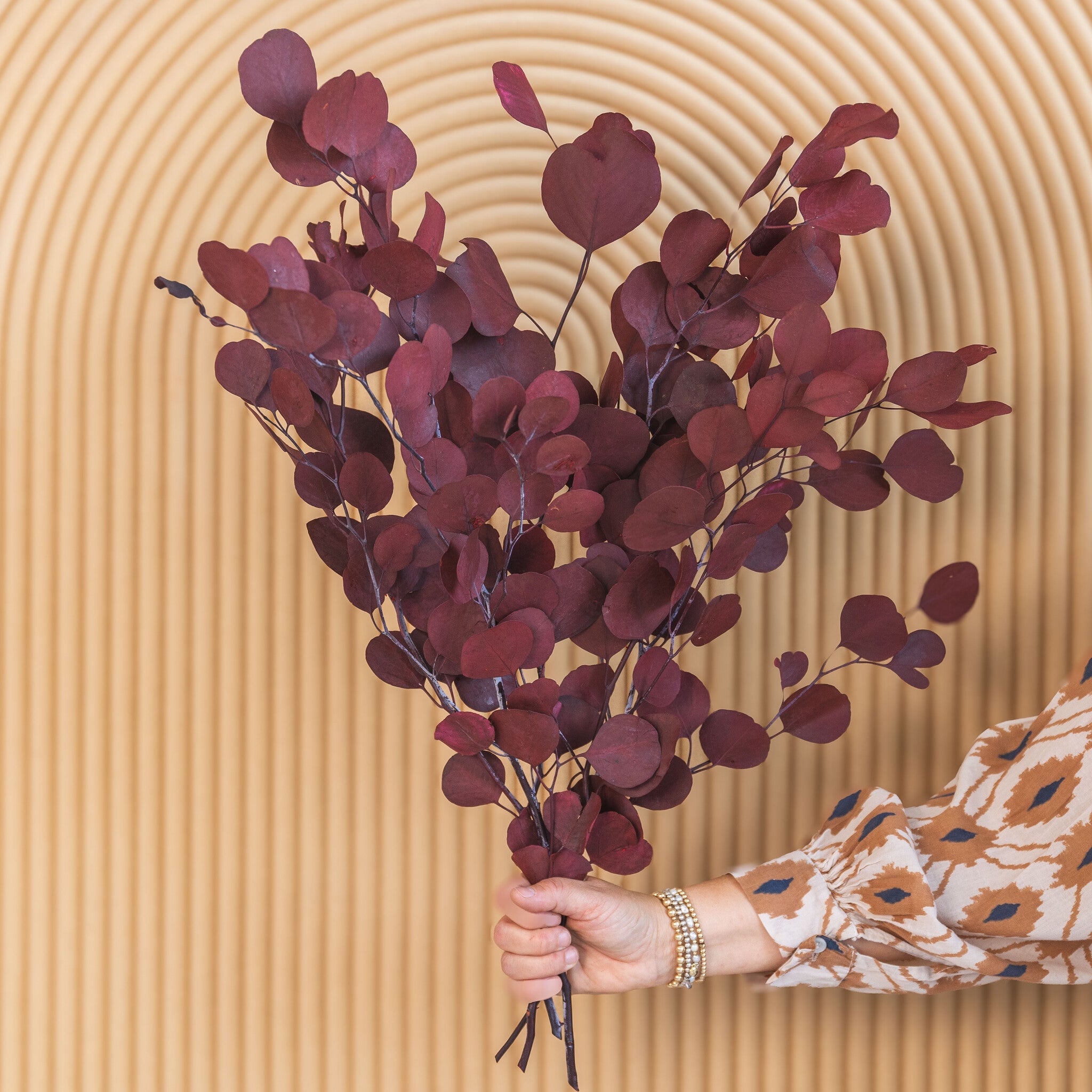 Preserved Red Eucalyptus Populus – Garden State Candles